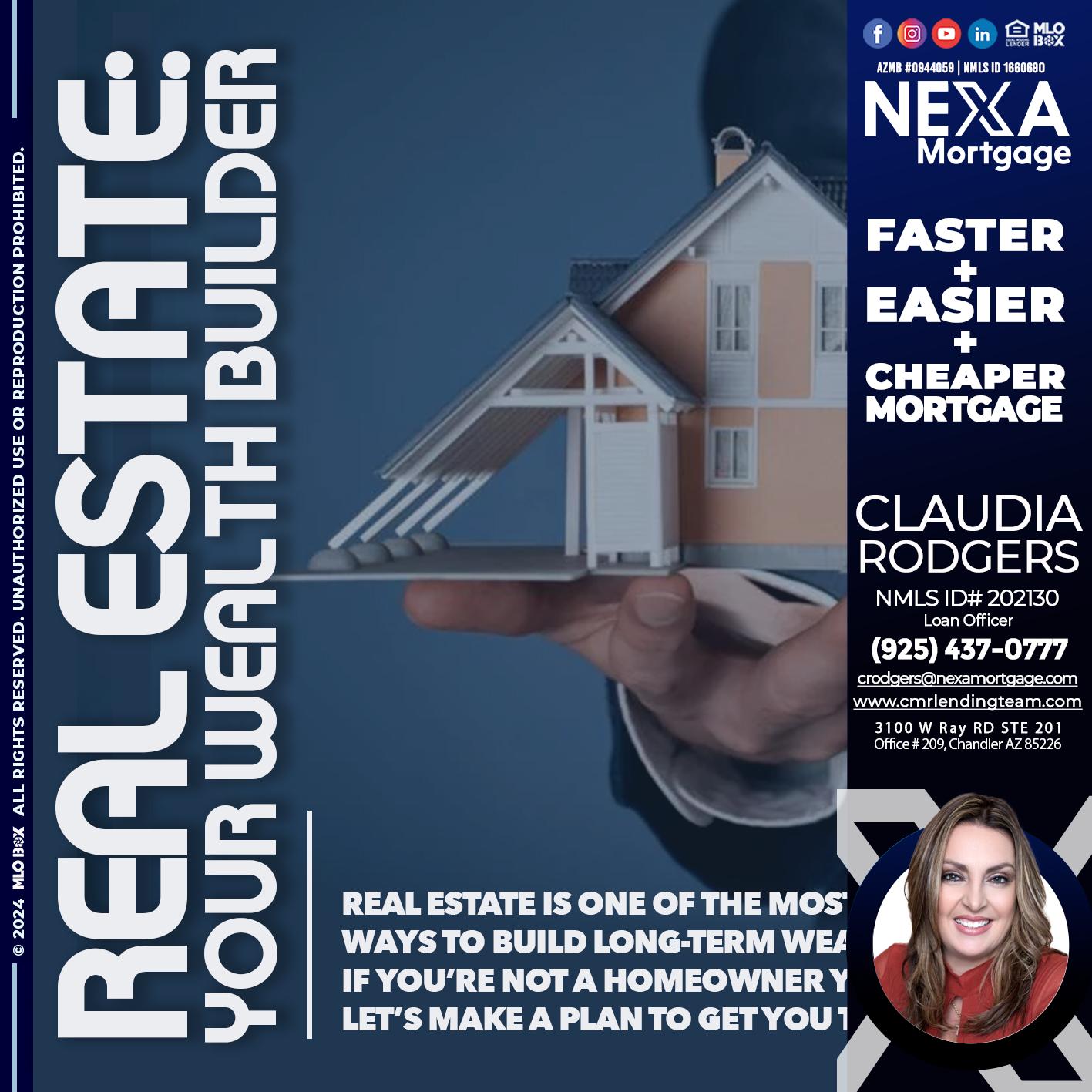 REAL ESTATE - Claudia Rodgers -Loan Officer